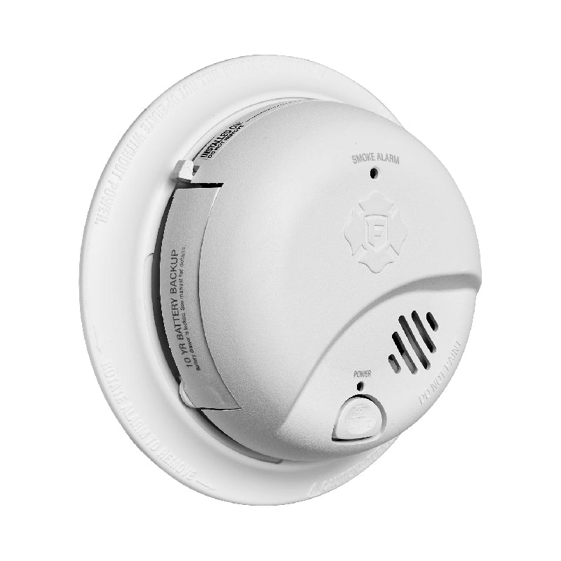 BRK SMI105-AC Interconnect Hardwire Smoke Alarm w/10-Year Battery Back