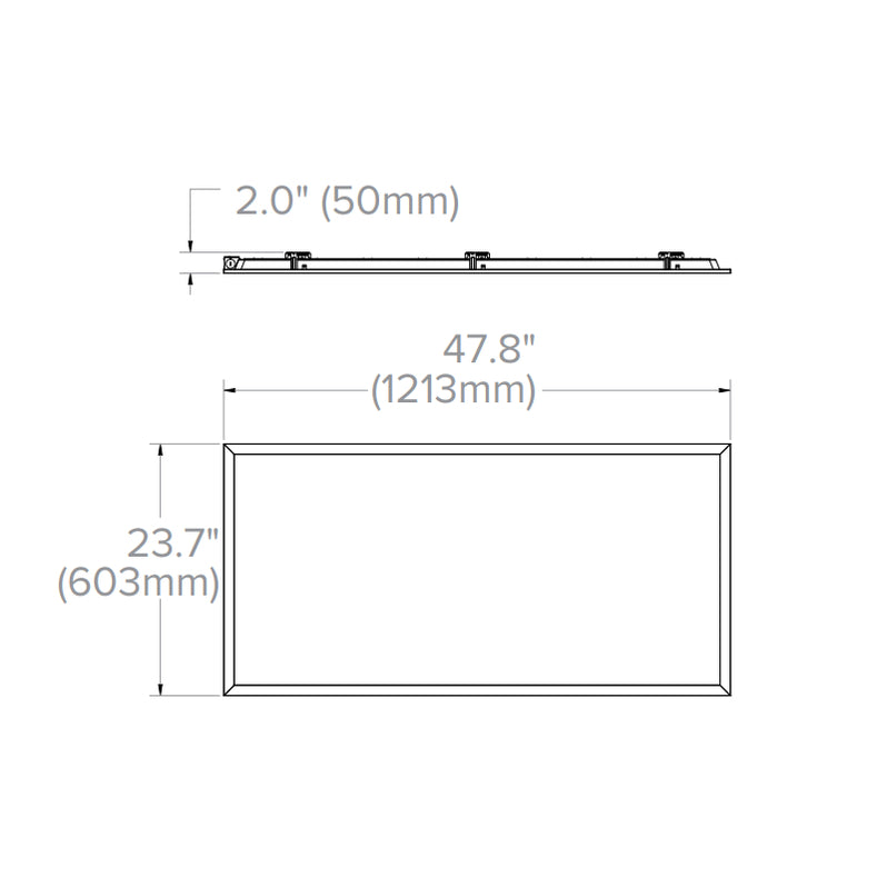 Columbia CBT24-LSCS 2x4 Back-Lit LED Flat Panel, CCT & Lumen Switchabl