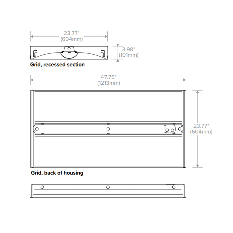 Columbia LCAT24-LSCS 2x4 LED Architectural Troffer, CCT & Lumen Switch