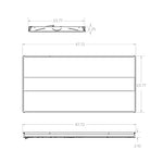 Columbia LCAT24-S 2x4 LED Shallow Architectural Troffer -CCT & Lumen S