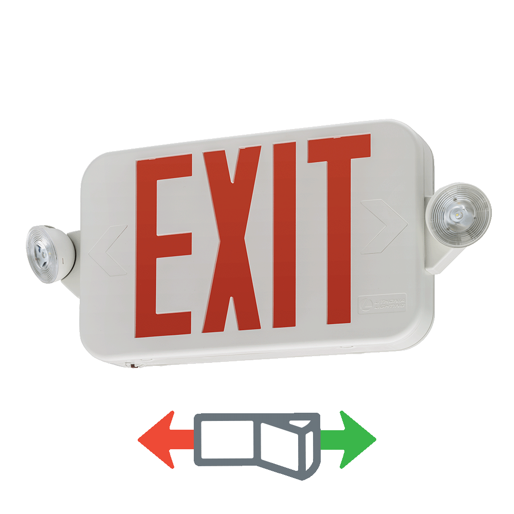 Lithonia Contractor Select ECRG LED High Output Emergency Light/Exit C