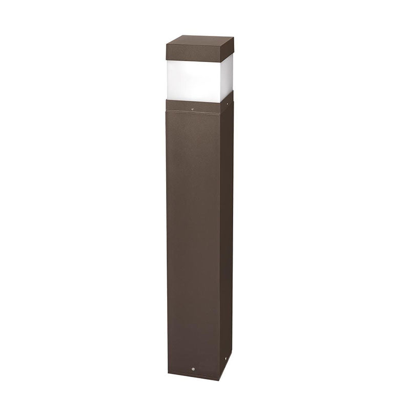 EXO SGB-S-LSCS Sling Square 42" LED Bollard, Wattage & CCT Switchable