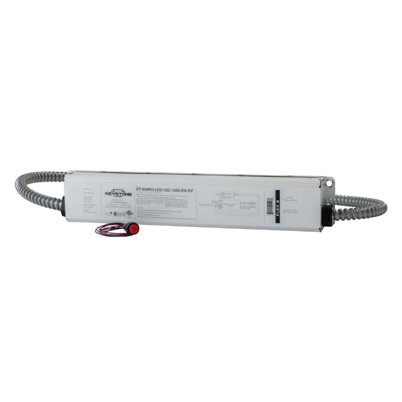 Keystone KT-EMRG 12W LED Emergency Back-Up Driver, Dual Flex Conduit