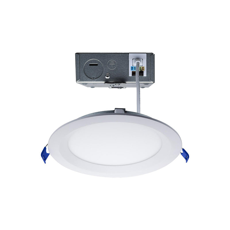 Satco S11872 6" 15W LED Low Profile Regress Baffle Downlight, CCT Sele