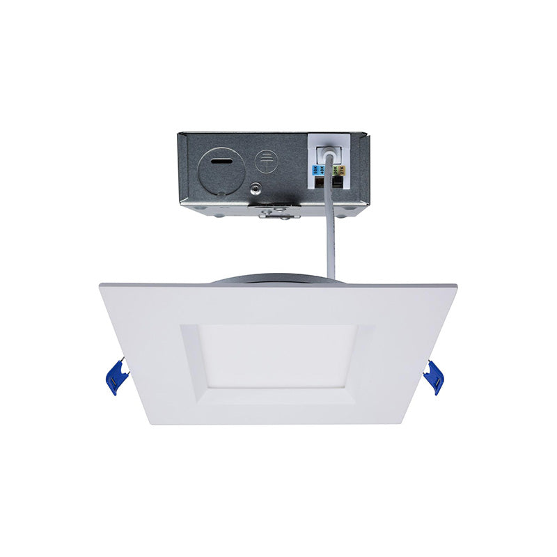 Satco S11873 6" 15W LED Square Low Profile Regress Baffle Downlight, C