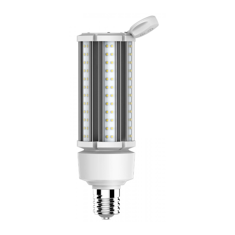 Satco S8988 63W LED HID, Corncob, 3000K, E39 Base, With Sensor, 120-27