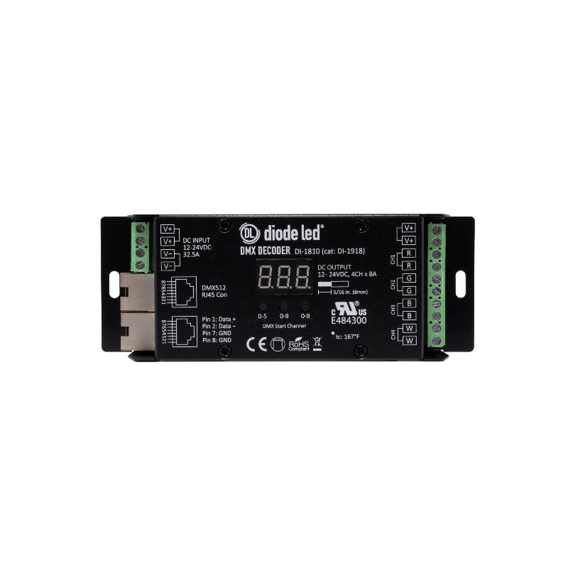 Diode LED DMX 4-Channel Decoder