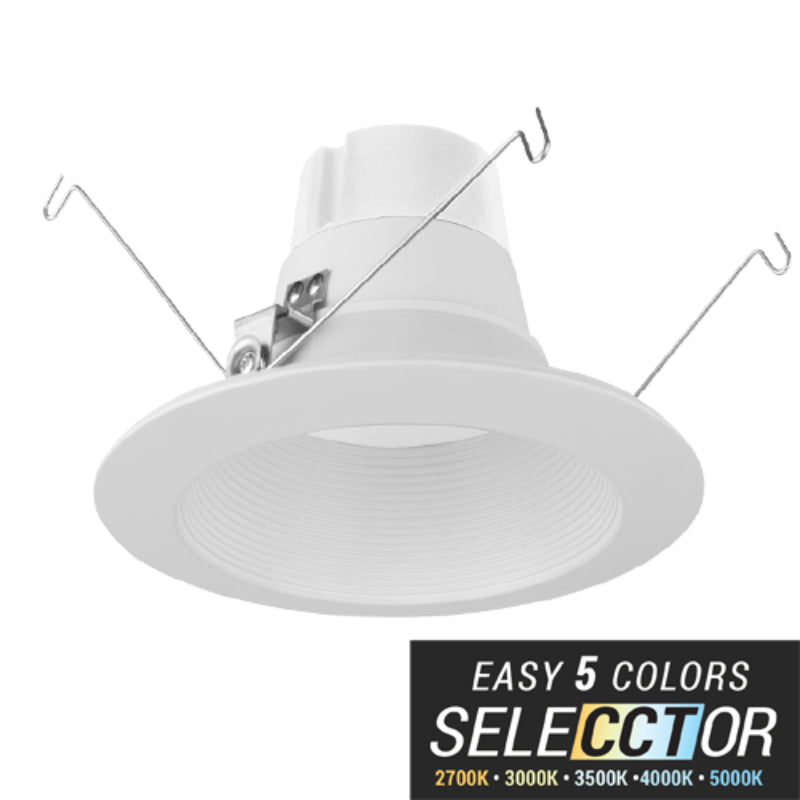 Elite REL537 5" 14W Economy LED Retrofit Baffle, 5CCT Selectable, 950