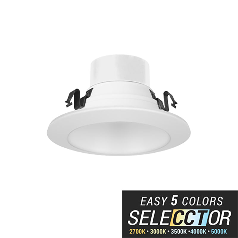 Elite RL428 4" 9W LED Retrofit Reflector, 5CCT Selectable, 700 Lumens,
