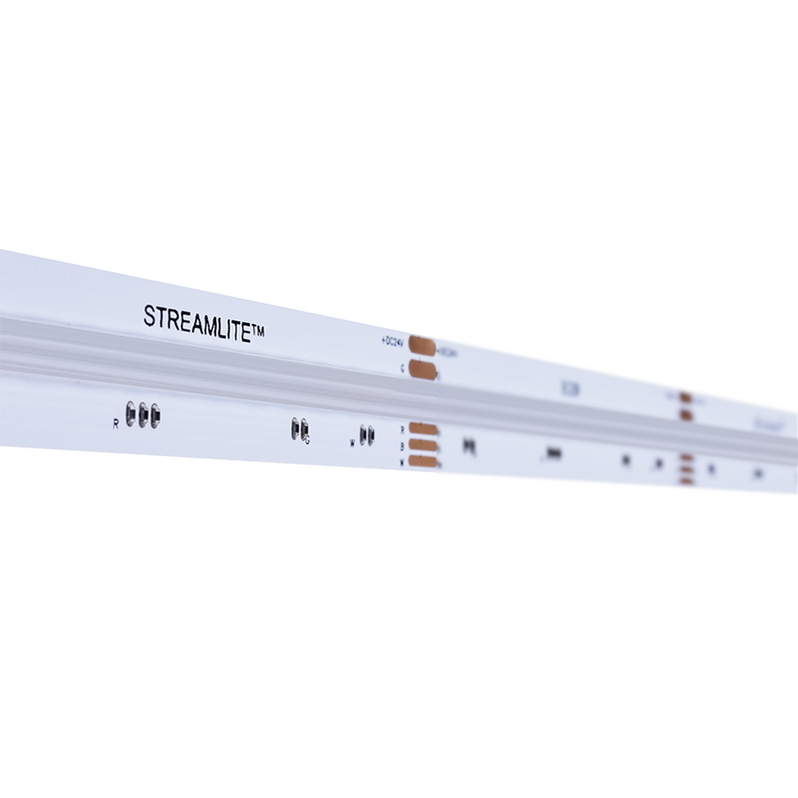 Diode LED Streamlite RGBW 24V 5.2W/Ft, 16.4Ft Color Changing Diffused