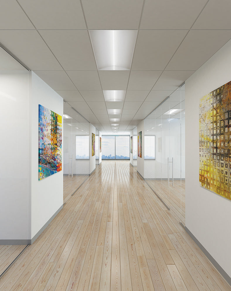 Metalux SkyRidge 2x4 38.2W LED Recessed Troffer, WaveStream