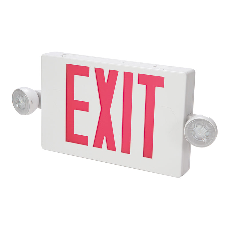 Sure-Lites APC Series Exit Sign with LED Emergency Light Heads