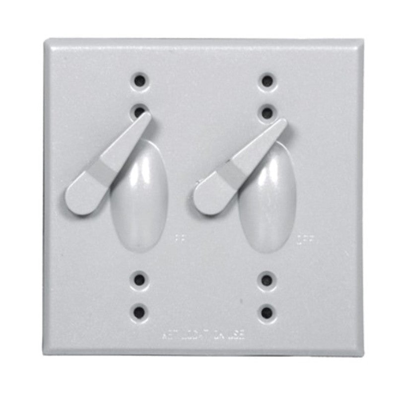 Westgate W2C-SW Two-Gang 2 Levers & 2 Pole Switches Cover