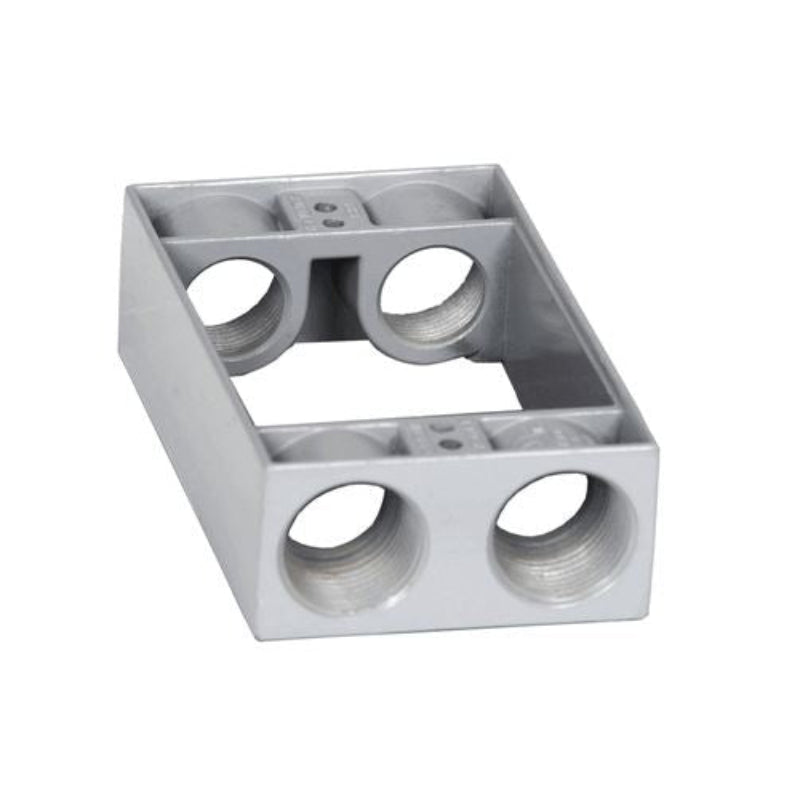 Westgate WXB75-4 One Gang Extension Box, 3/4" Trade Size, 4 Outlet Hol