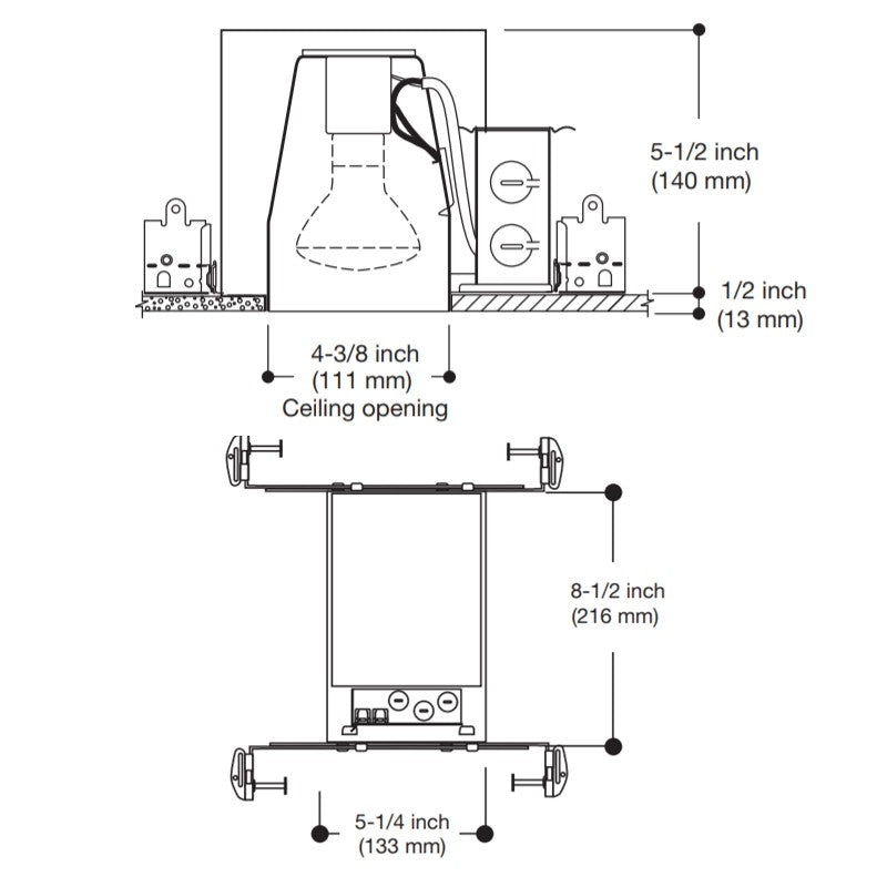 Halo H99ICAT 4" IC AIR-TITE New Construction Housing – LBC Lighting Pro