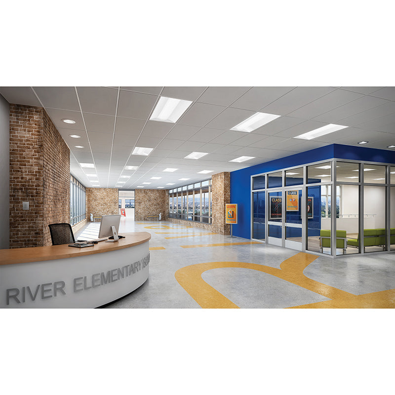 Metalux Cruze ST 2x4 46.8W LED Troffer, Selectable Lumens & CCT – LBC ...